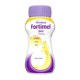 Fortimel jucy 1.5kcal saveur citron Nutricia - support nutritionnel